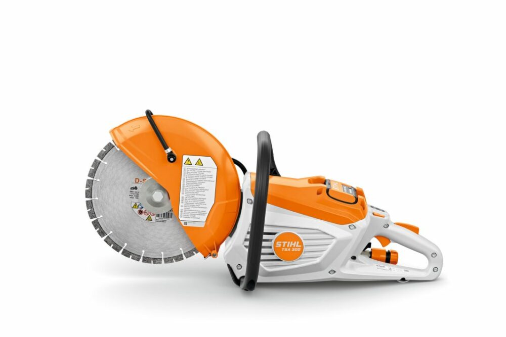Supercharged STIHL TSA 300 Cordless Cut-off Saw Bundle and Blade